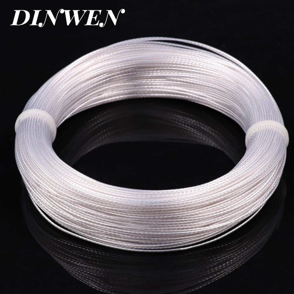 DINWEN OCC PTFE серебряный провод 0.12-6.0 мм2 для Hi-Fi аудио 2.0mm2, 3meters