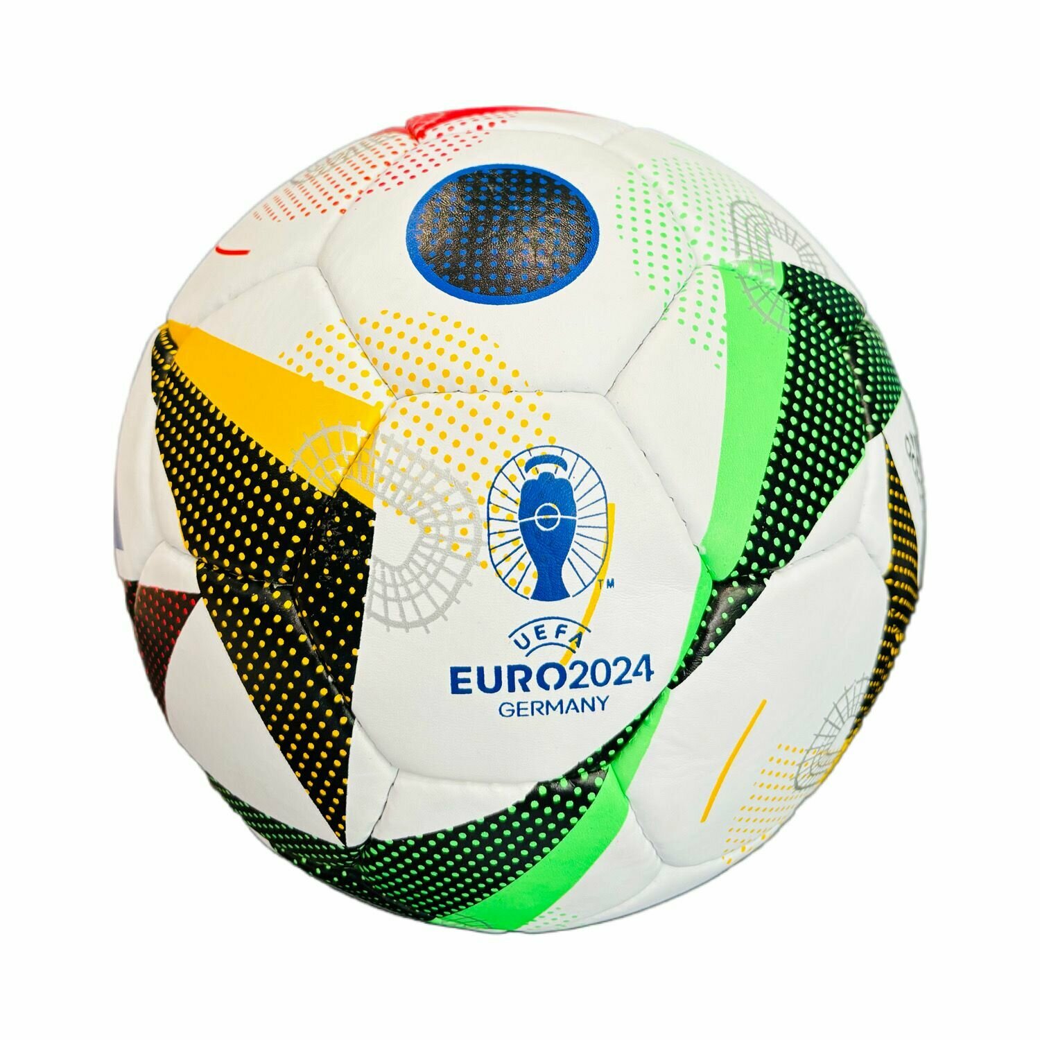 Мяч футбольный Fifa Euro Germany 2024; Футбольный мяч чемпионат Европы Германия 2024 размер 5; Насос в подарок