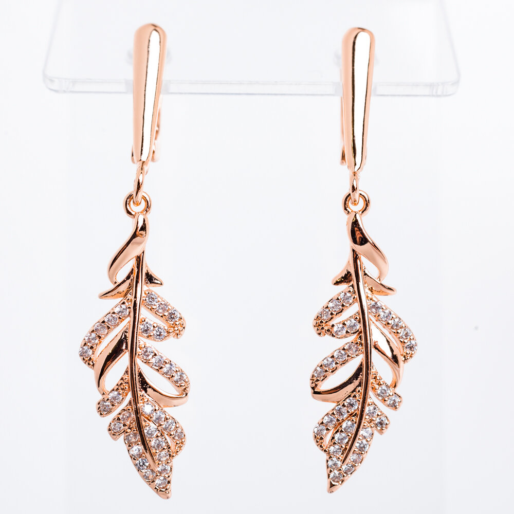 Серьги, фианит