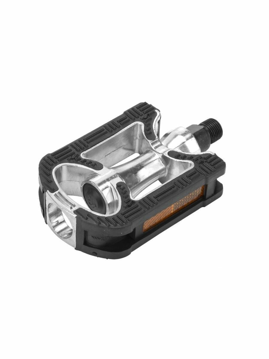 Педали (пары) модель FP-910 Feimin 9/16". алюминий-пластик, черно-серебристый, 6378