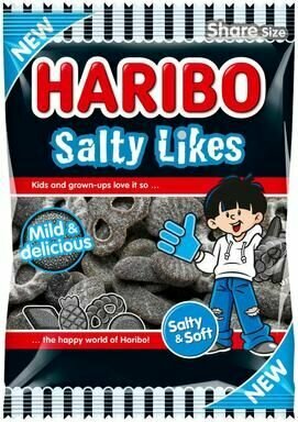 Мармелад жевательный Haribo Salty Likes 160 гр (Финляндия)