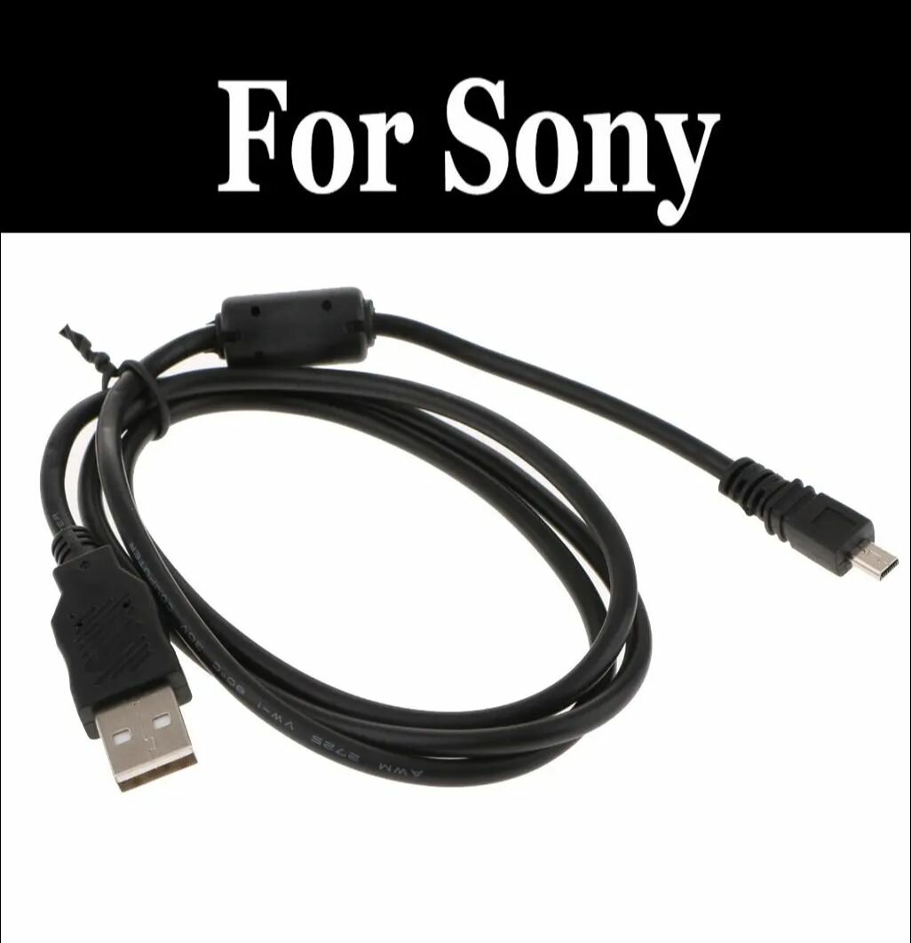 Кабель USB для камеры Sony Cyber Shot DSC W610, W710, W810, W830 - 8 pin