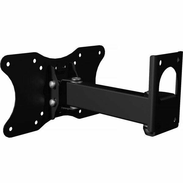 Кронштейн LESTER LST-210.04 ТВ 10-50 vesa 200x100, черный, 1 колено