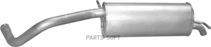 Глушитель задняя часть Polmostrow арт. 2450