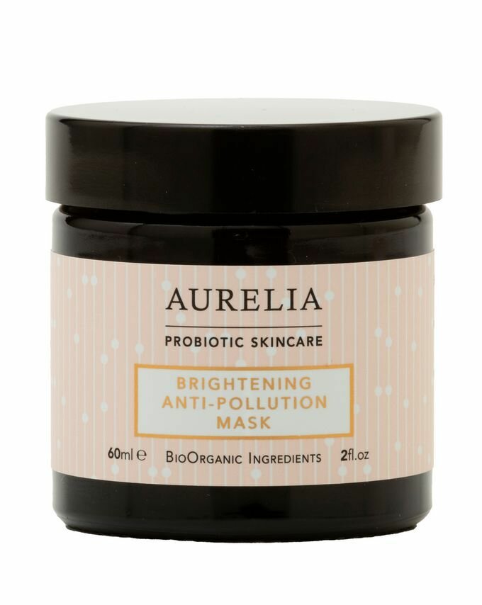 Восстанавливающая и осветляющая маска для лица, очищающая поры AURELIA probiotic skincare BRIGHTENING ANTI-POLLUTION MASK 60ml