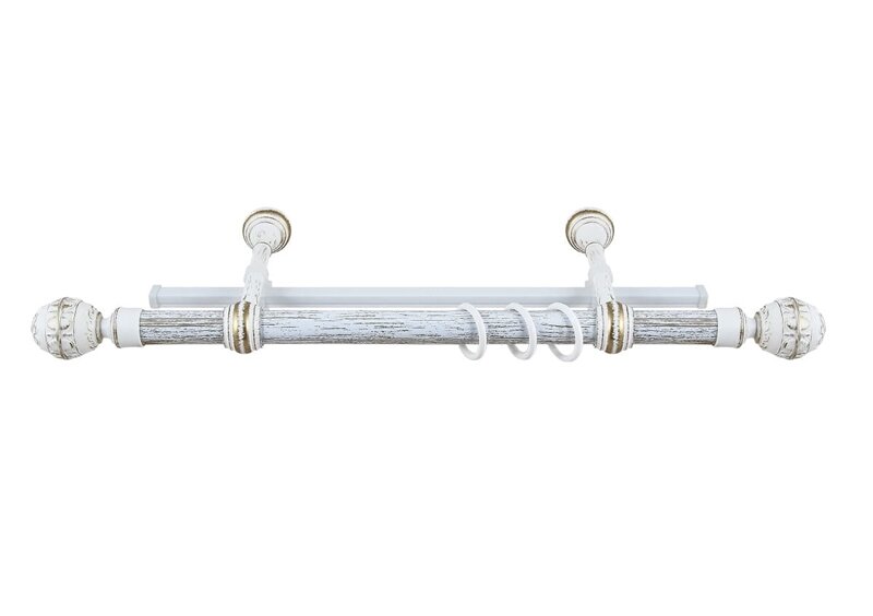 Карниз для штор LEGRAND Валанс 2.4м белое золото, 1шт