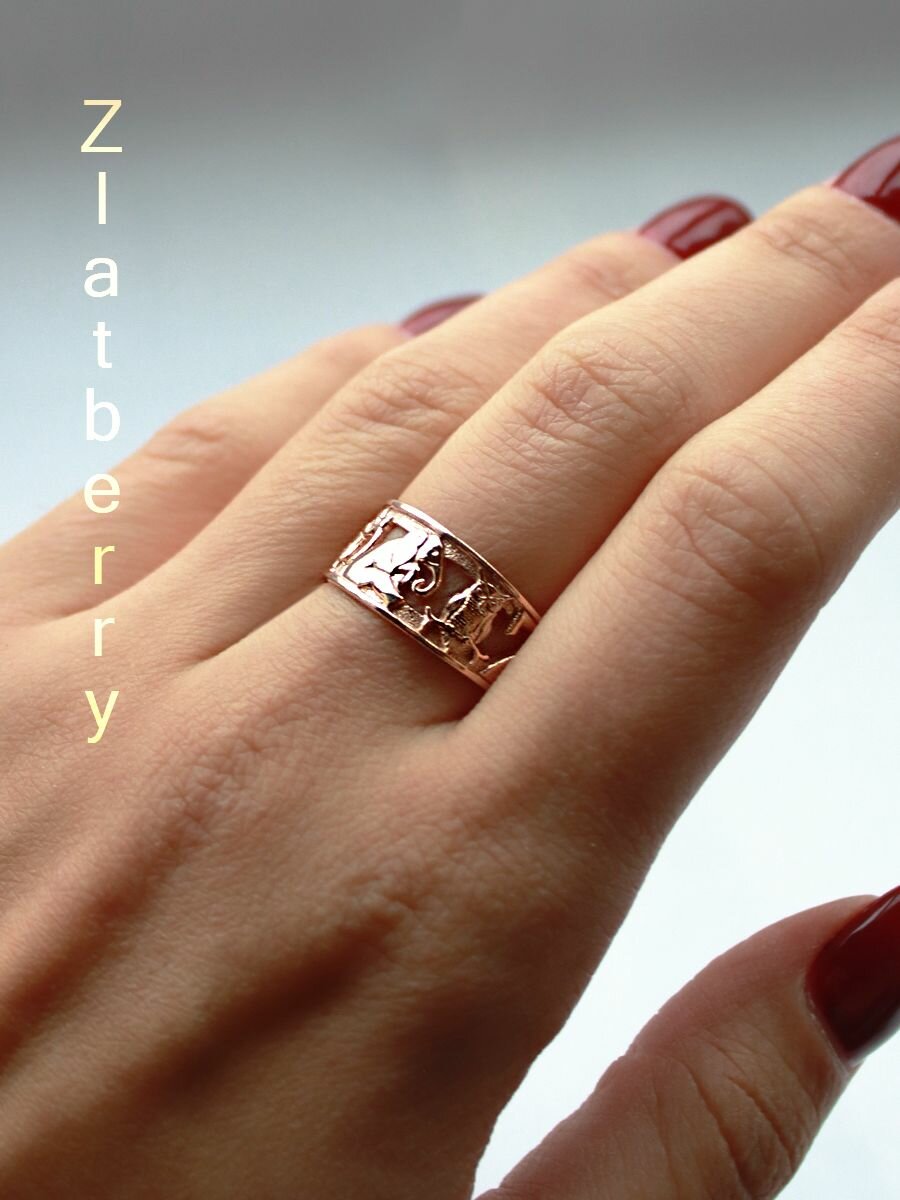 Кольцо, серебро, 925 проба