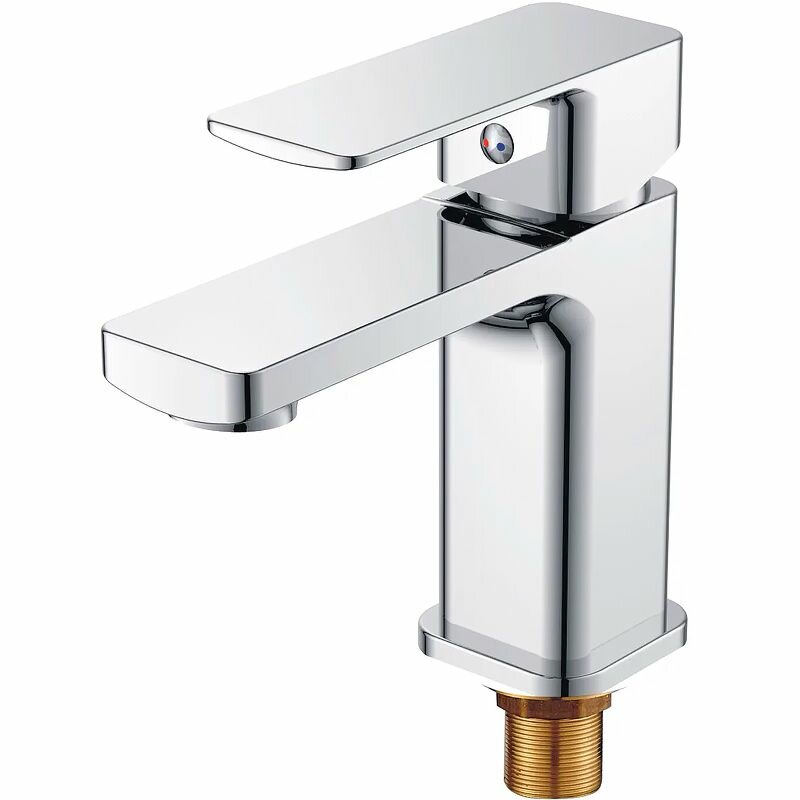 Смеситель для раковины на кухню и ванную / кран для умывальника Cron CN10129 Хром