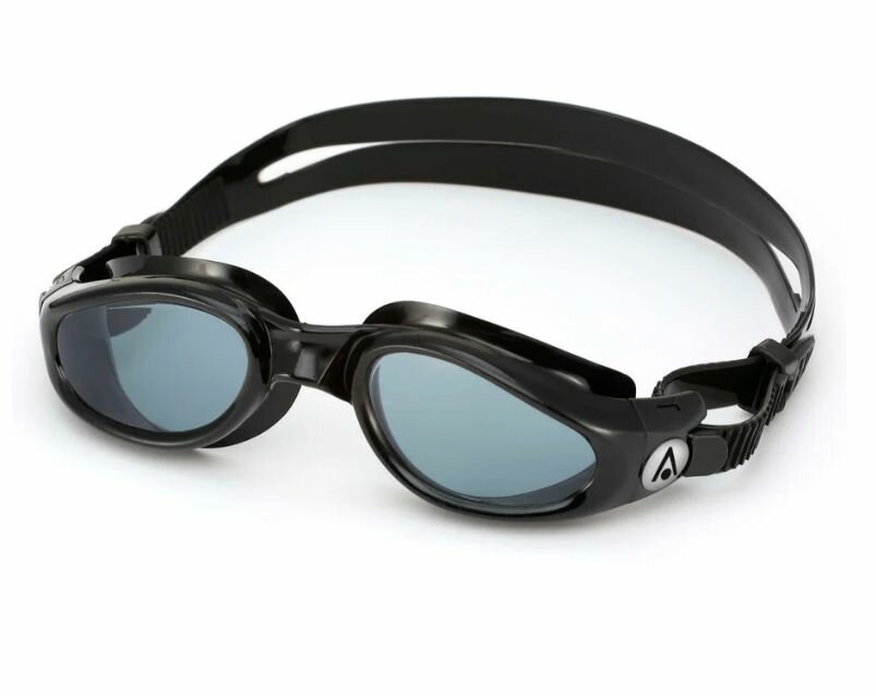 Очки для бассейна плавания AquaSphere Kaiman темные линзы черные