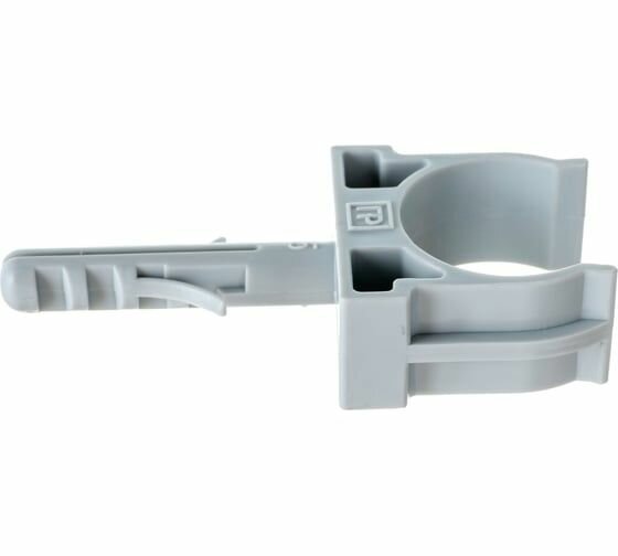 Крепеж-клипса с дюбелем и саморезом Промрукав серая, д20, 10 шт PR13.0308