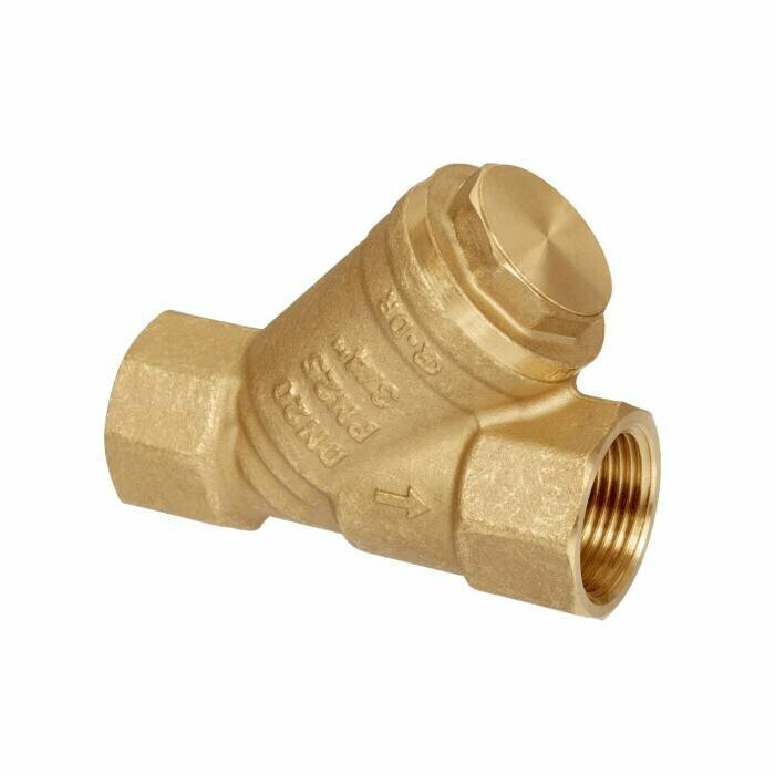 Фильтр сетчатый Y-образный латунь Ду 15 Ру25 Тмакс=130 oC 1/2" ВР FVR-R Ридан 065B8335R