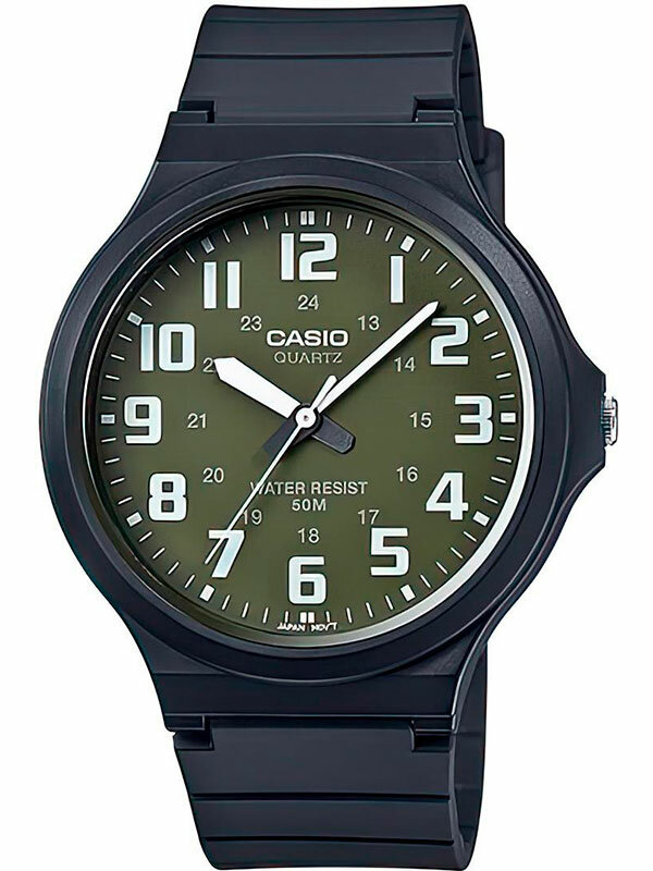 Наручные часы CASIO Collection, зеленый, черный — фото 1