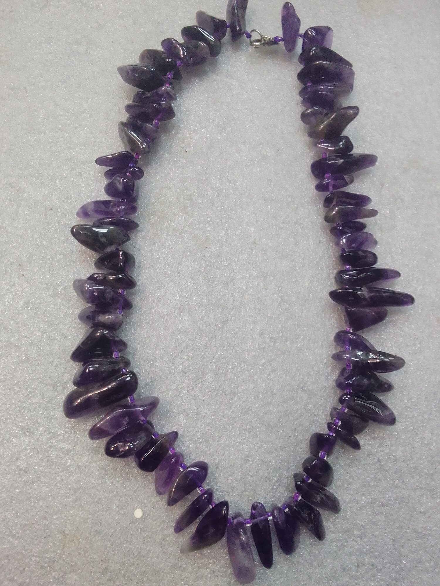 Бусы, аметист