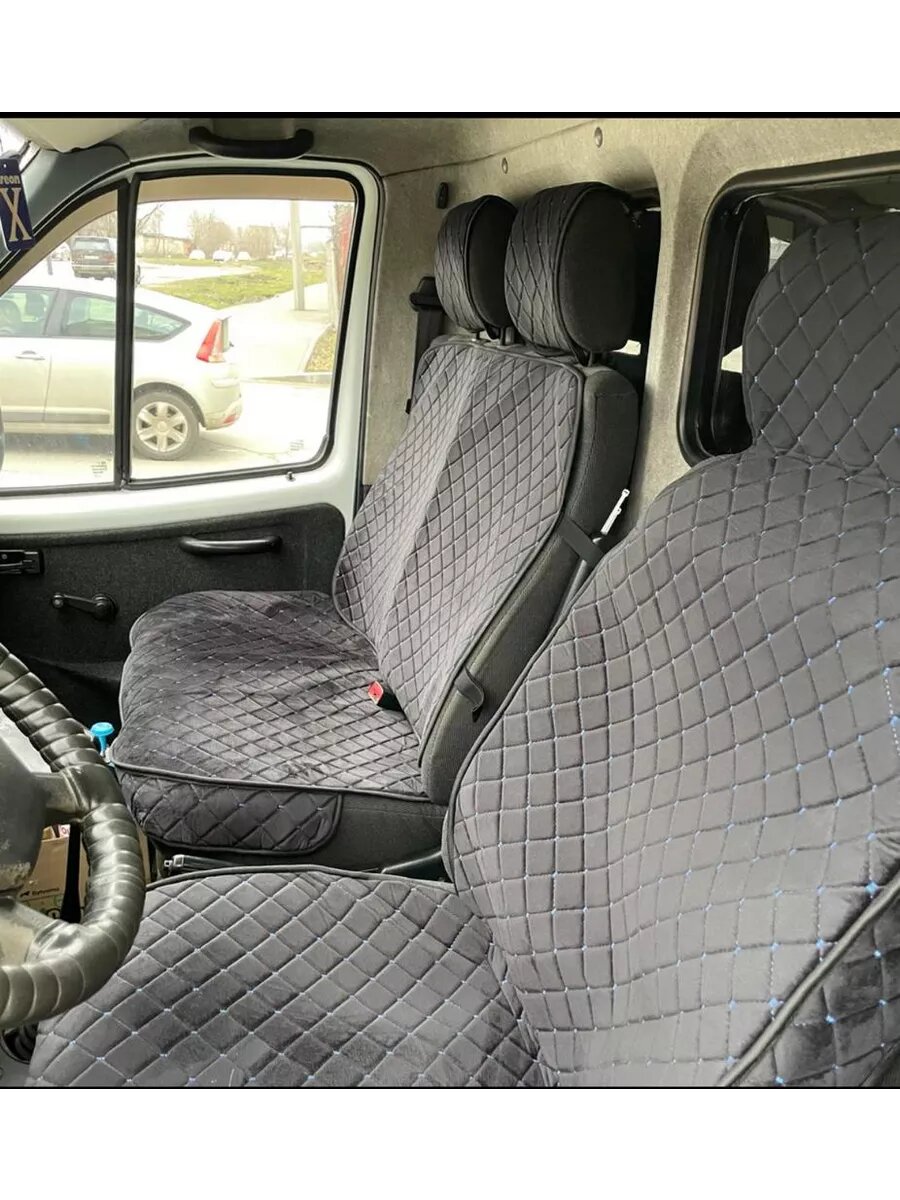 Чехлы накидки на сидение МАЗ 281 микроавтобус JAC