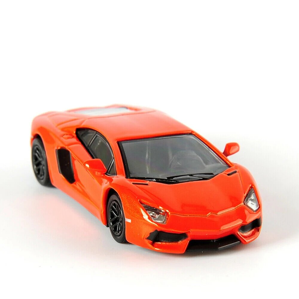 Lamborghini Aventador, оранжевый, 1/64, Kyosho
