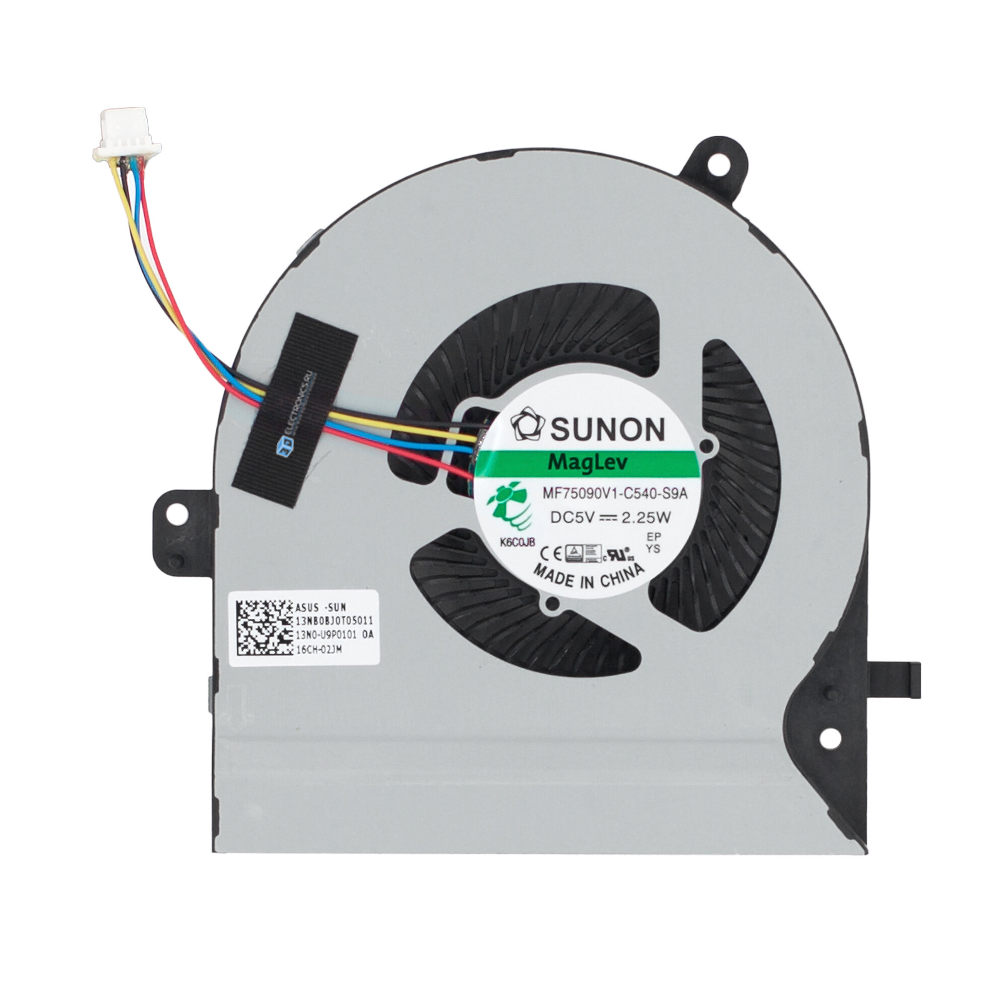 Кулер для ноутбука Asus ROG GL502VS / ROG GL502VY / MF75090V1-C540-S9A / 13NB0BJ0T05011 - вентилятор правый CPU