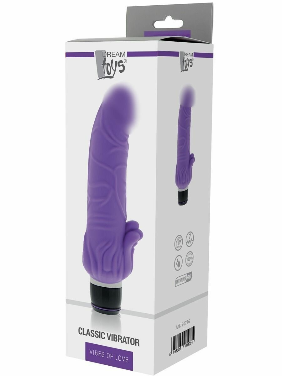 Вибратор с клиторальной стимуляцией, 13cm