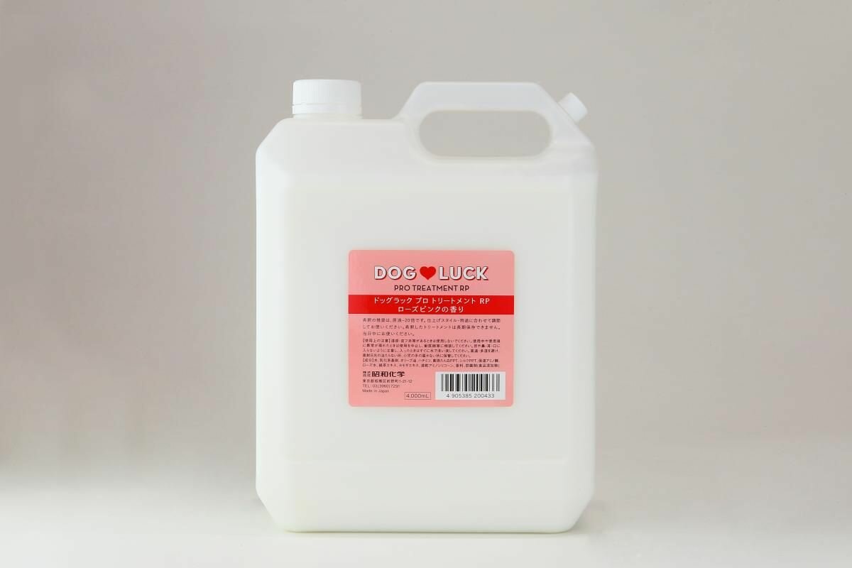 Кондиционер для животных Japan Premium Pet с протеинами шёлка. Dog Luck Аромат нежной розы, 4 л