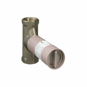 Запорный вентиль для душа Hansgrohe 15973180, латунь, металл, 70x39 мм