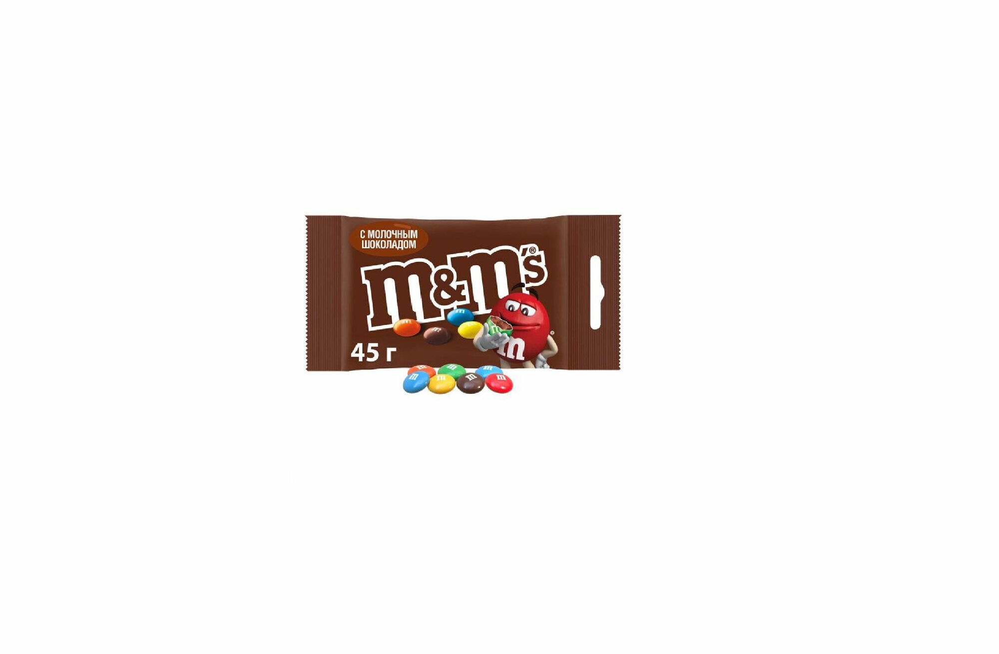 M&M's Конфеты Драже с шоколадом, 45 гр