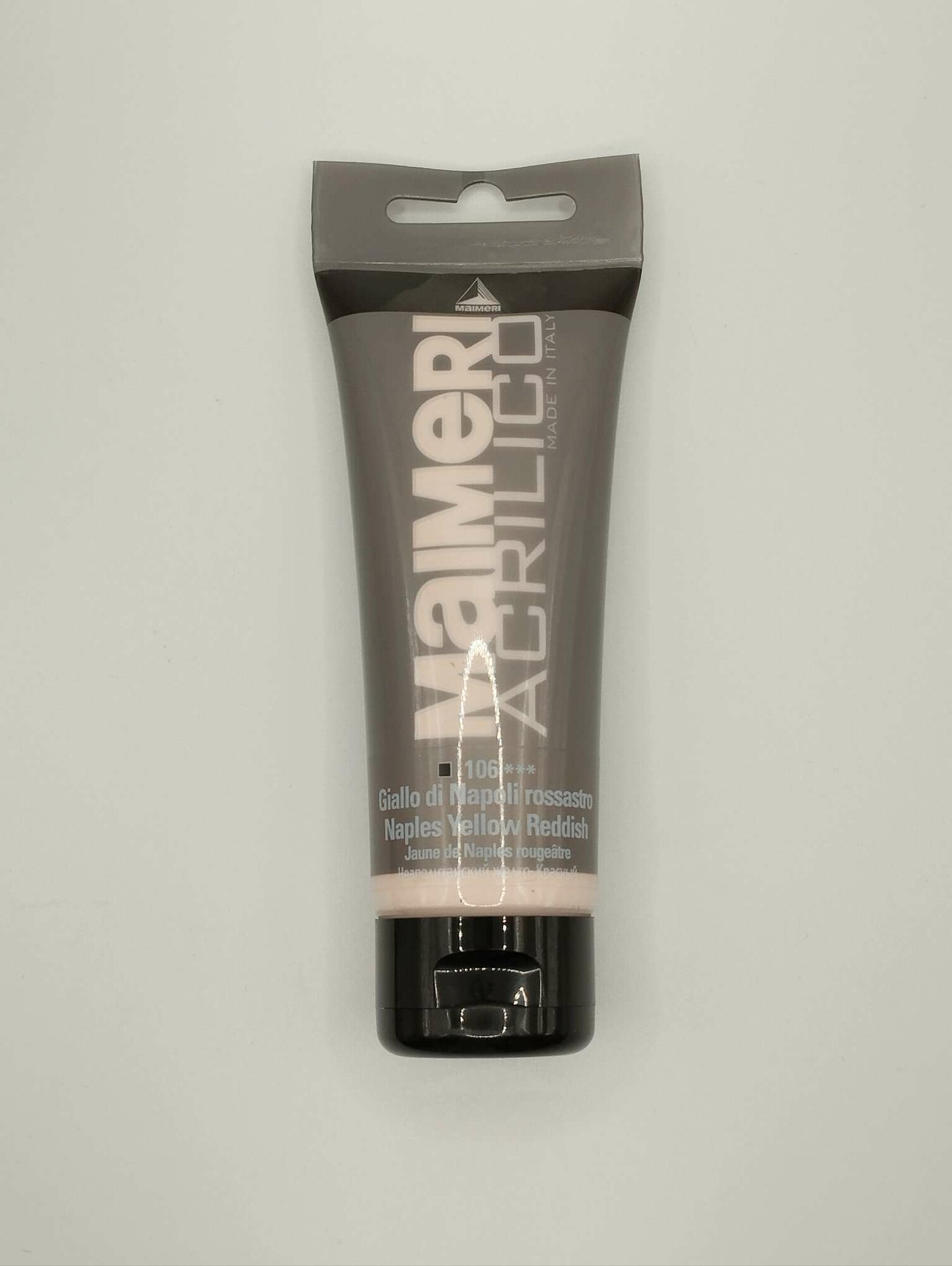 "ACRILICO" Неаполитан. желтый красноватый акрил. MAIMERI