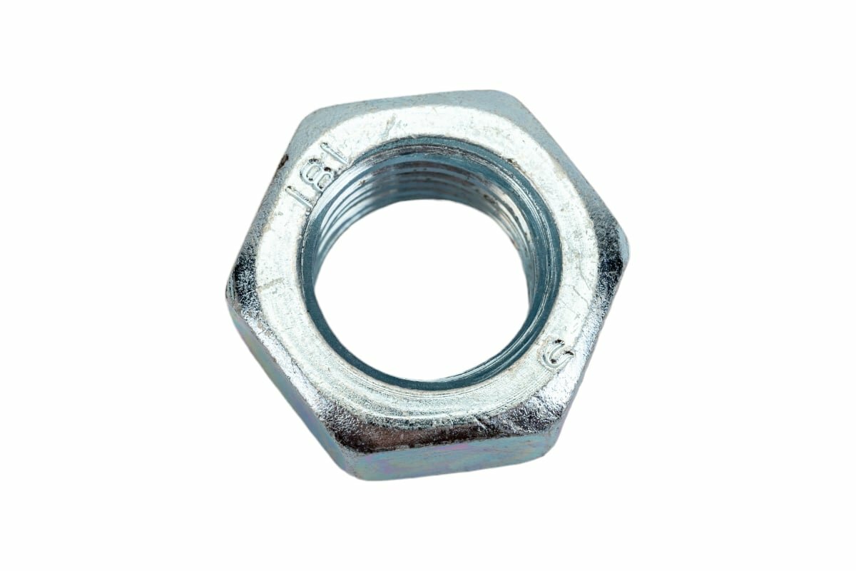 Металлсервис Гайка M20 DIN 934 оцинкованная резьбовая 10 шт, упаковка 1238976