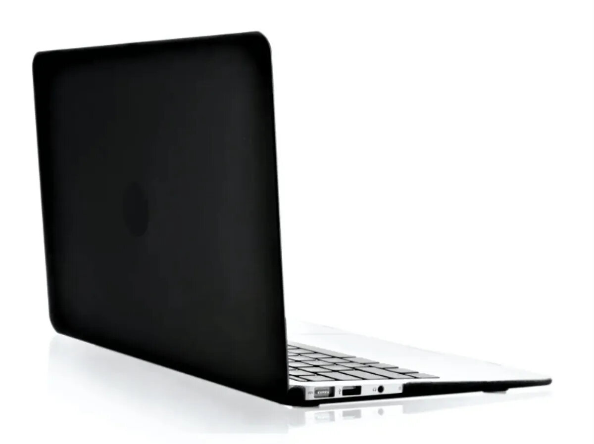 Накладка HardShell Case на MacBook Pro 16" (A2141), Black, черный