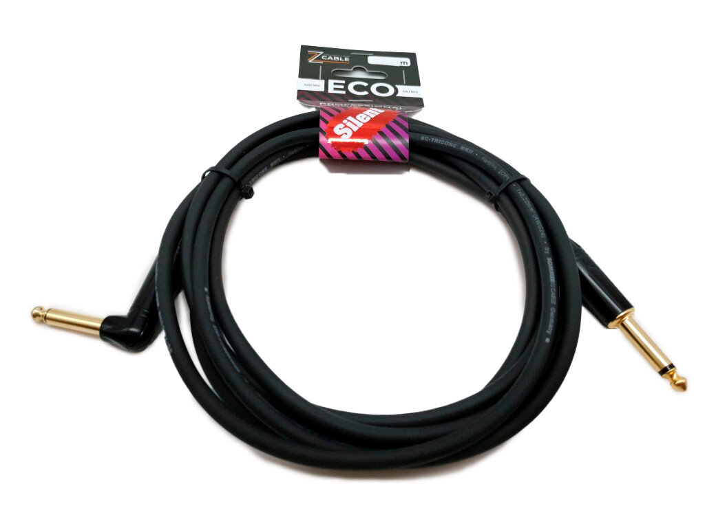 Кабель инструментальный ZZcable E19-JRS-J-0500-0, Silent, 5м (прямой-угловой)