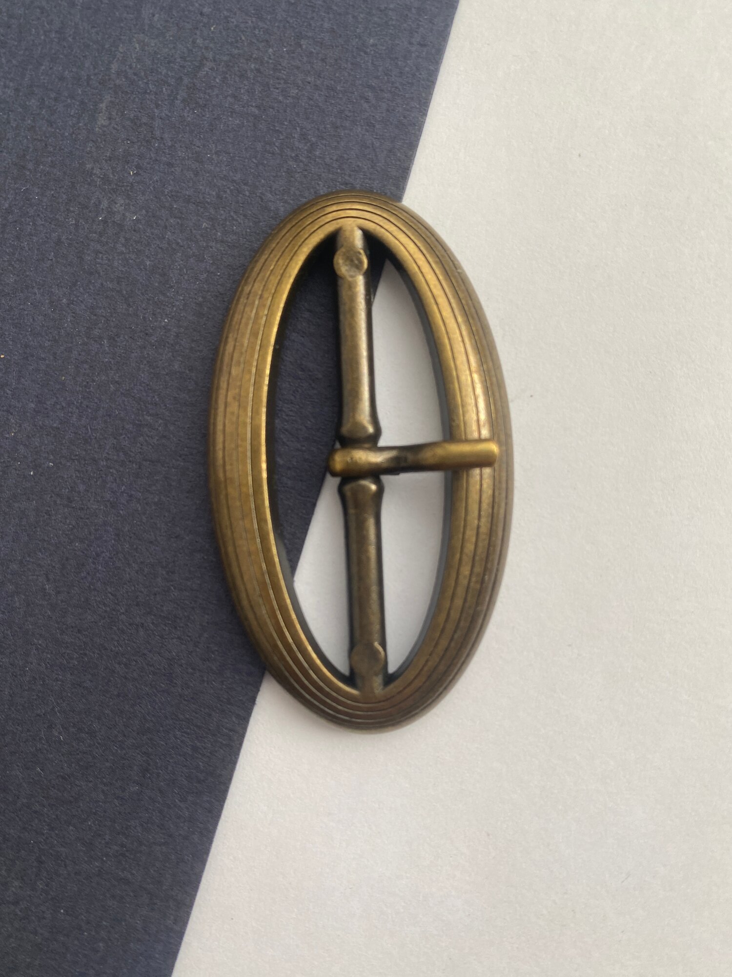 Пряжка, для ремня, металл, ширина ремня 3-4см, в упак. 2шт, цвет бронзовый