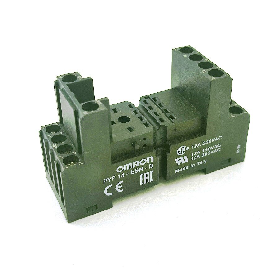 Колодка для реле PYF14-ESN-B OMRON 12A 300V