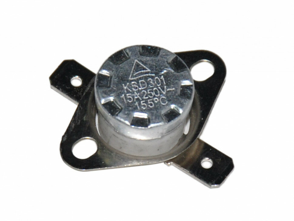 Датчик температуры KSD301 (155С, 250V, 15A) KSD301 155С 15A Датчик температуры KSD301 (155С, 250V, 15A)