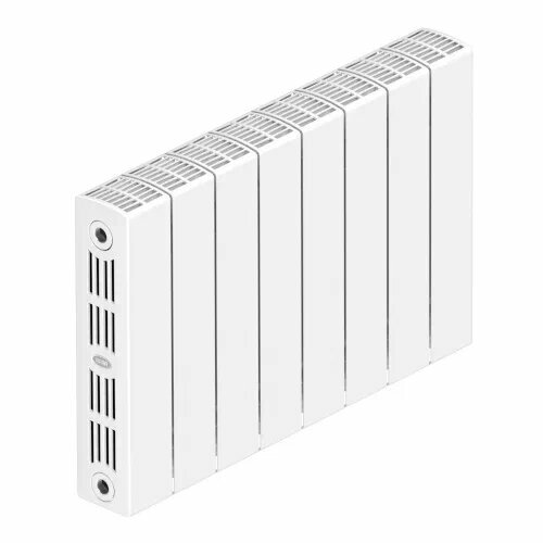 БиМеталлический радиатор Rifar SUPReMO 350 \ 08 секций \ с боковым подключением