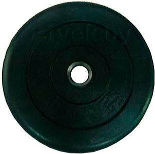Диск обрезининый для штанги d-26 мм, 5 кг, 16082