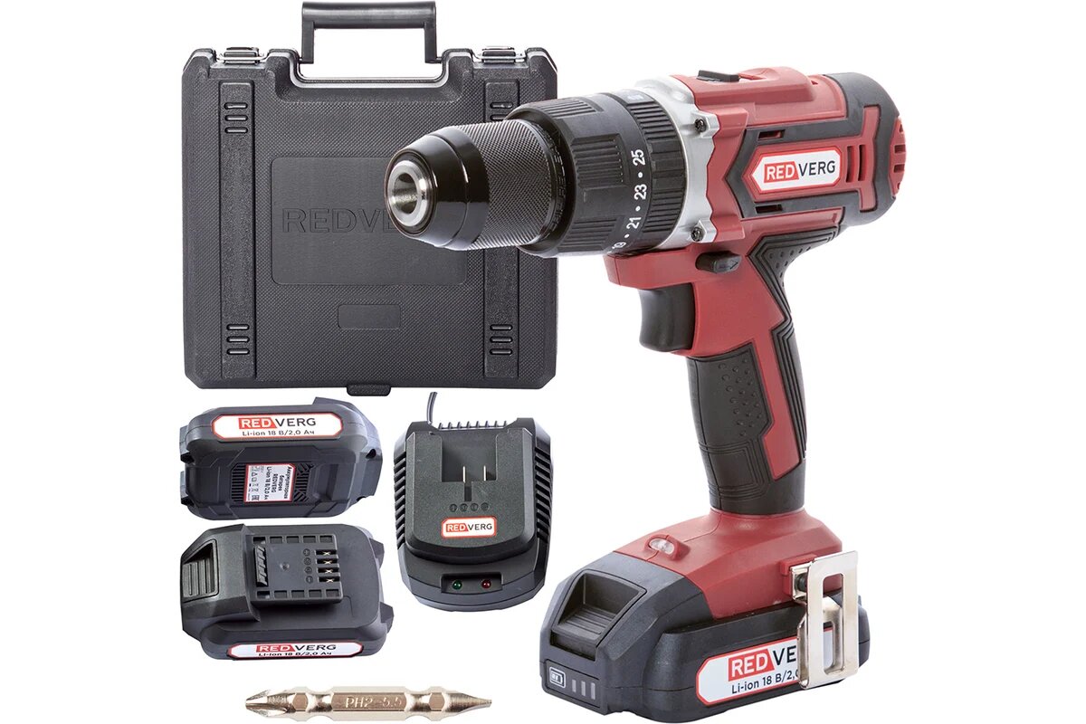 REDVERG Шуруповерт аккумуляторный ударный RD-IS18/U 6672863