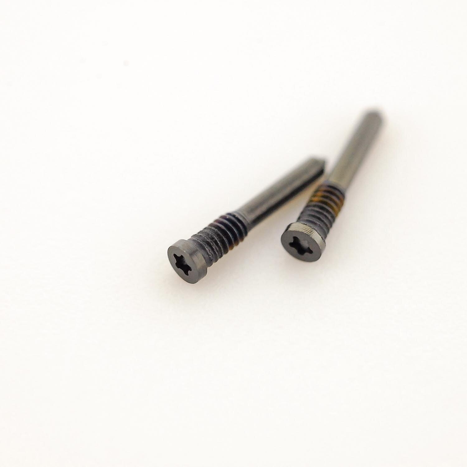 Винты нижние для iPhone X/ XR/ XS/ XS Max/ 11/ 11 Pro/ 11 Pro Max/ 12/ 12 Mini/ 12 Pro черный, 2шт