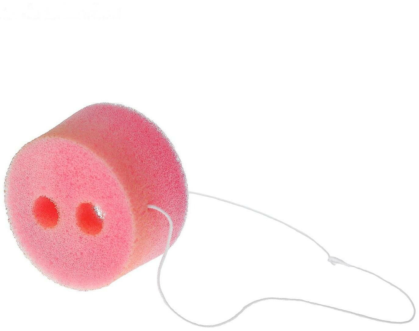 Нос на резинке Пятачок , поролон