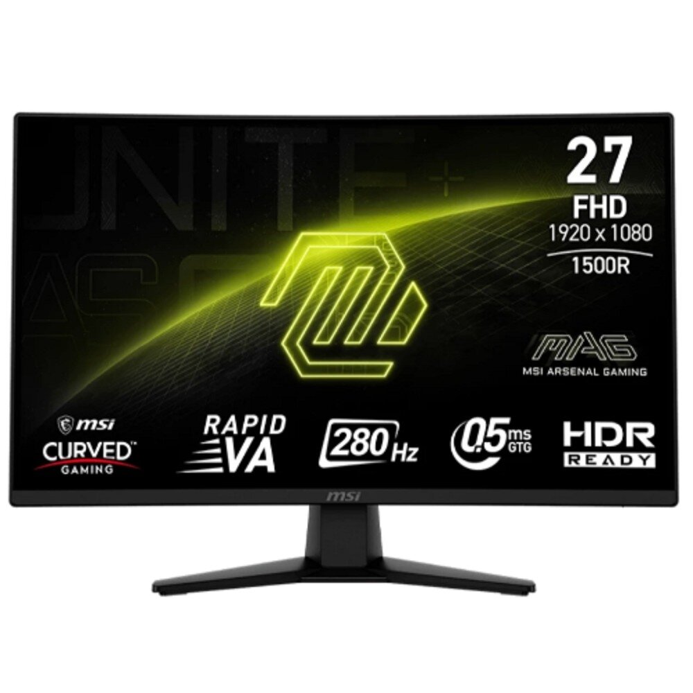 Монитор MSI MAG 27" 274CXF черный VA 1920x1080 280Hz 1ms 16:9 300cd 178/178 HDMI DisplayPort 9S6-3CE31T-012