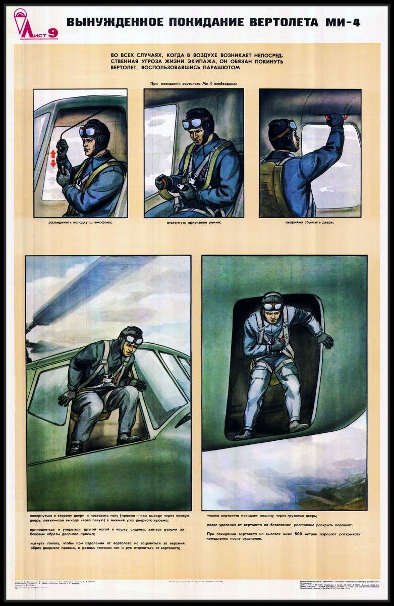 Плакат СССР парашютный спорт; Антиквариат 1980 г; Декор настенный винтажный 60/90 см.