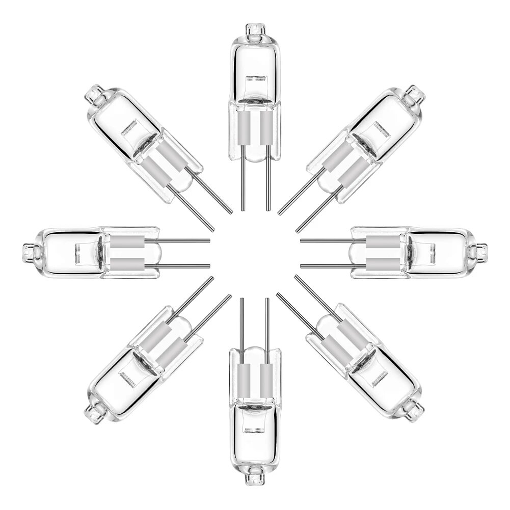 TSLEEN 10 шт. 20 штук для выведения токсинов, 40 шт энергосберегающие прозрачный супер яркий G4 12В 20Вт Тип JC Вольфрам галогенная лампа светильник ing светильник лампочка