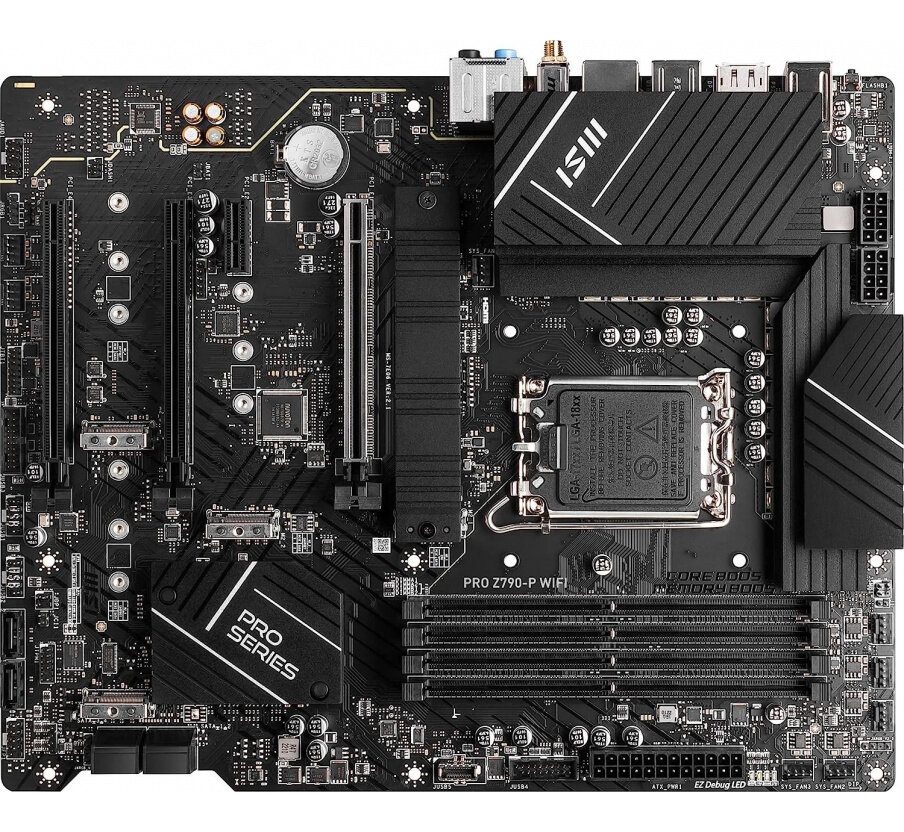Материнская плата MSI PRO Z790-P WIFI, Soc-1700, Intel Z790, ATX