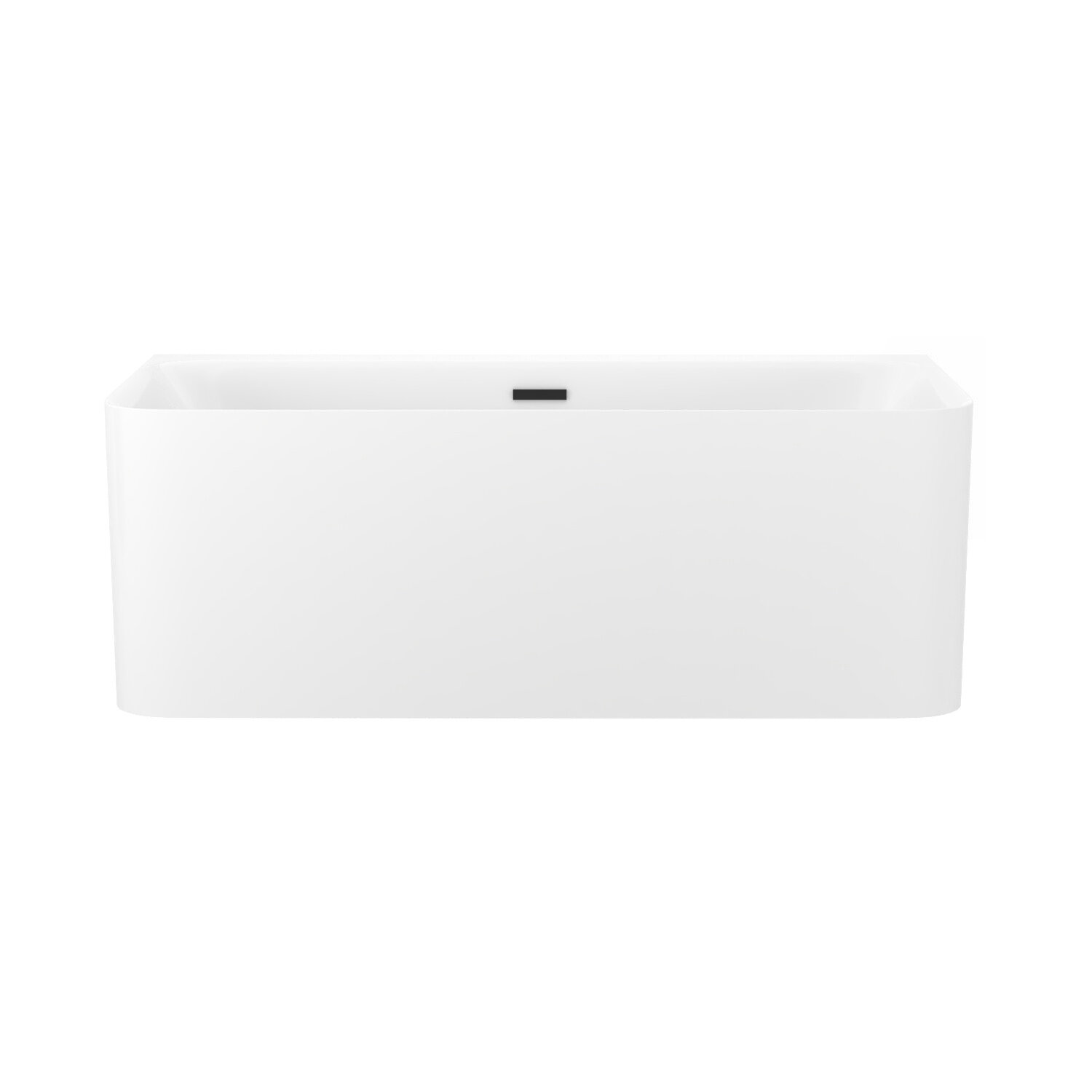 Пристенная акриловая ванна 170 х 75 см Wellsee Clermont 28260203R а наборе 4 в 1: ванна белый глянец, ножки, экран, слив-перелив