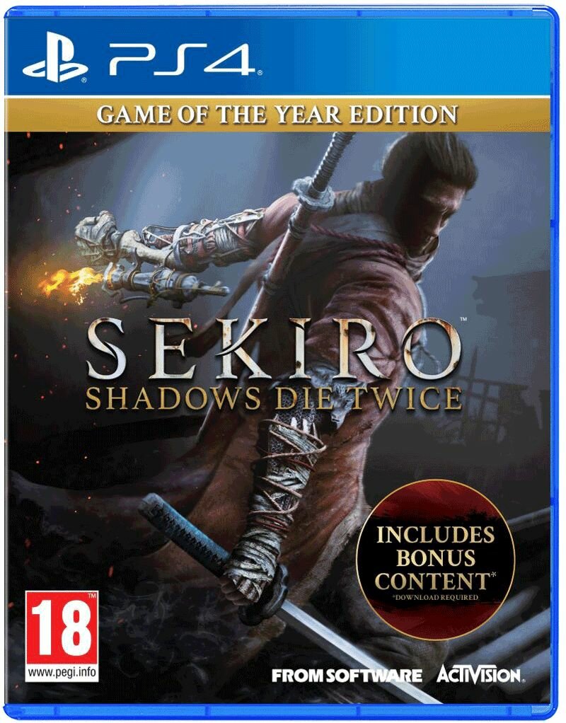 Игра Sekiro: Shadows Die Twice. Game of the Year Edition (русские субтитры) для PS4