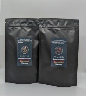 Набор ягодных пуэров от Natty (Земляничный и Вишневый), 2х75 гр.