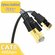 Cat8 Ethernet кабель 20m, Gray, 40 Гбит/с, Nylon Braided