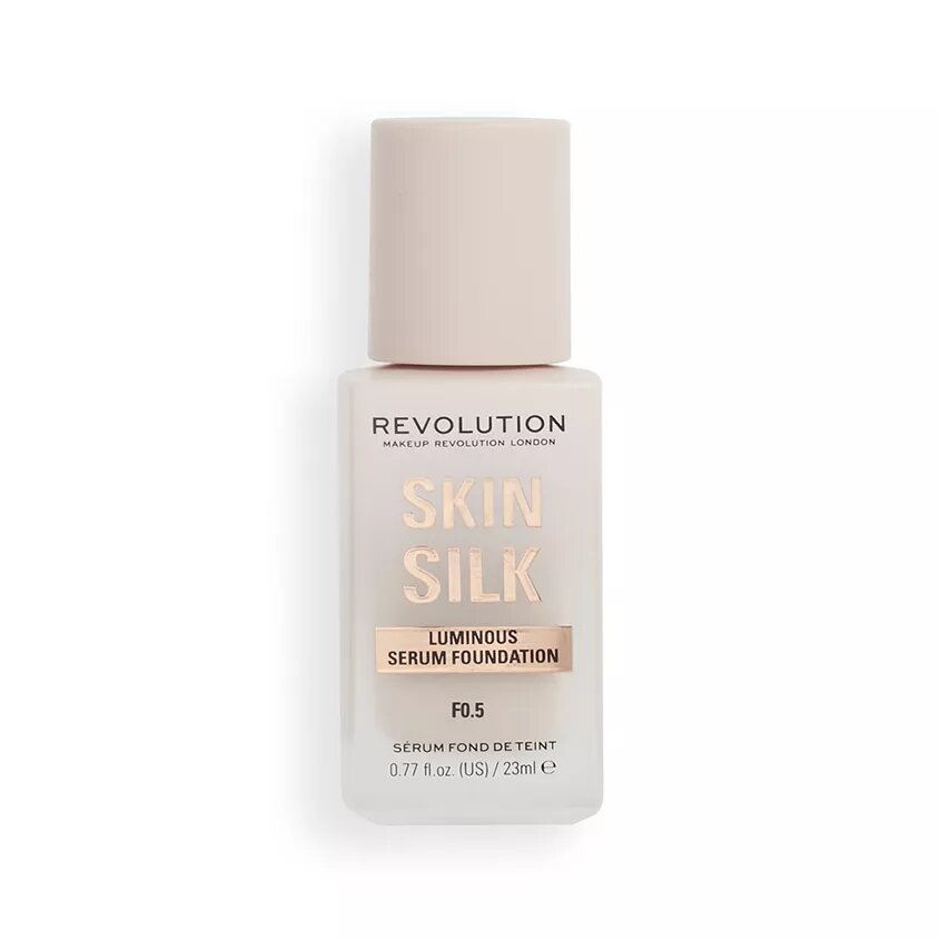 Основа тональная для лица REVOLUTION SKIN SILK Luminous Serum Foundation тон F0.5