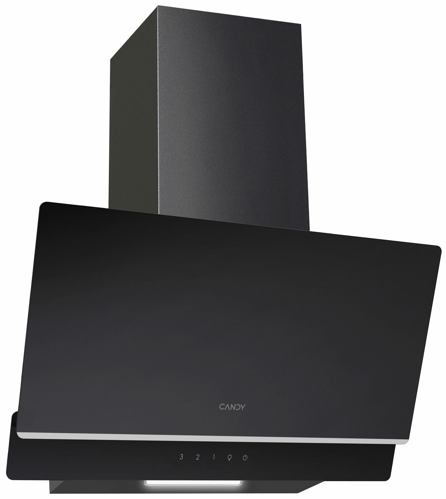 Вытяжка CANDY CVXW64SB черная, наклонная , Ширина 60 см , 600 м³/ч