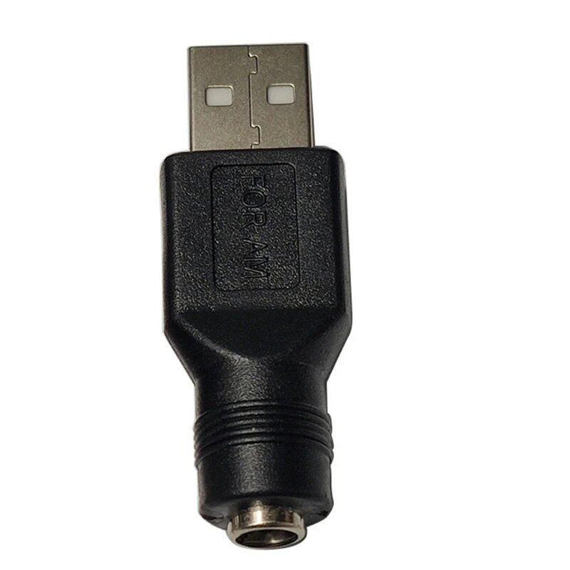 Быстрая передача от USB к адаптеру постоянного тока, Переходник USB 2,0 A мама к DC 5,5x2,1 мм штекер постоянного тока, адаптер питания с гнездом для зарядного устройства 5.5x2.1mm