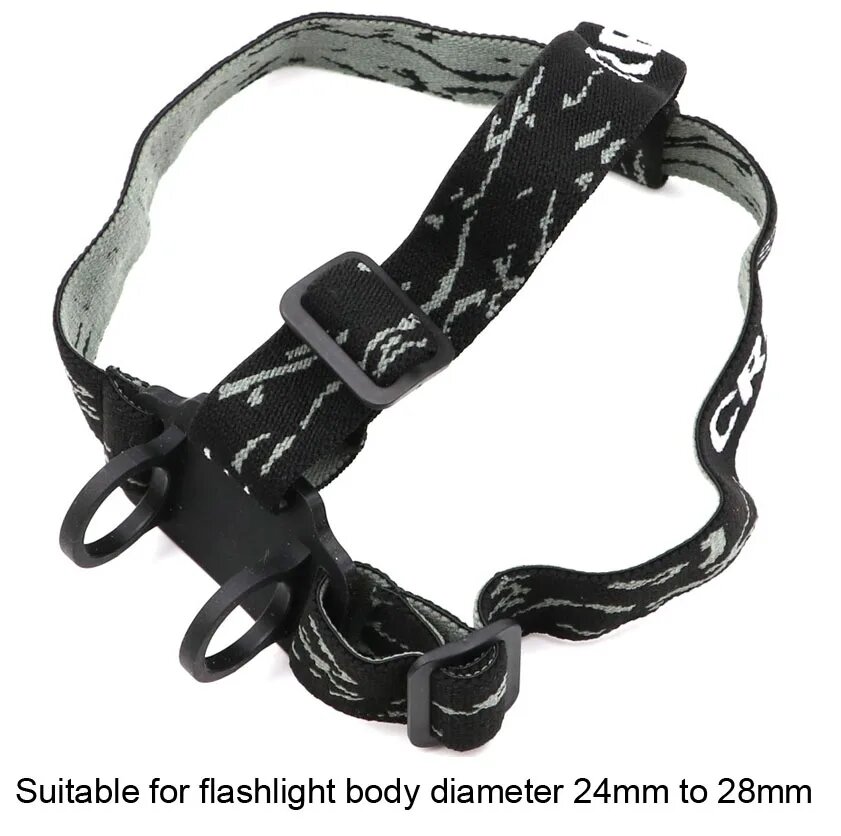 Держатель для фонарика на голову Rhuxyol 22-30 мм A type