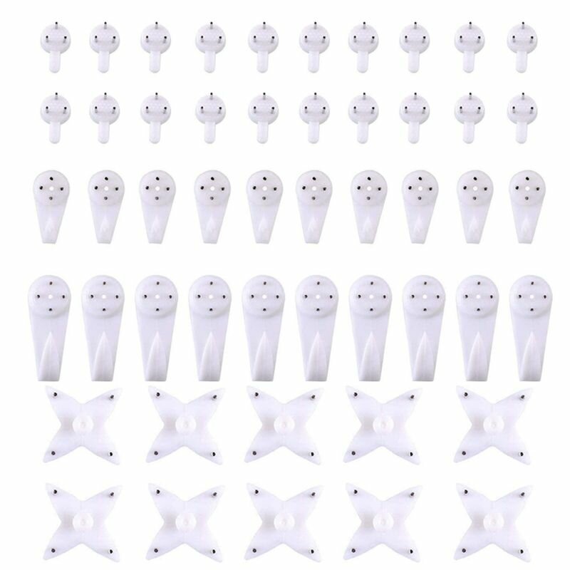 50 шт./упак, универсальный невидимый настенный крючок, набор канцелярских кнопок без следов, домашние фоторамки, вешалки для художественной живописи