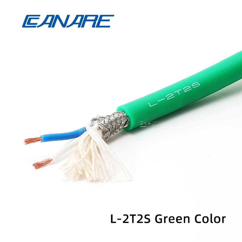 CANARE L-2T2S 2-жильный микрофонный кабель из меди L-2T2S Green 6.0mm
